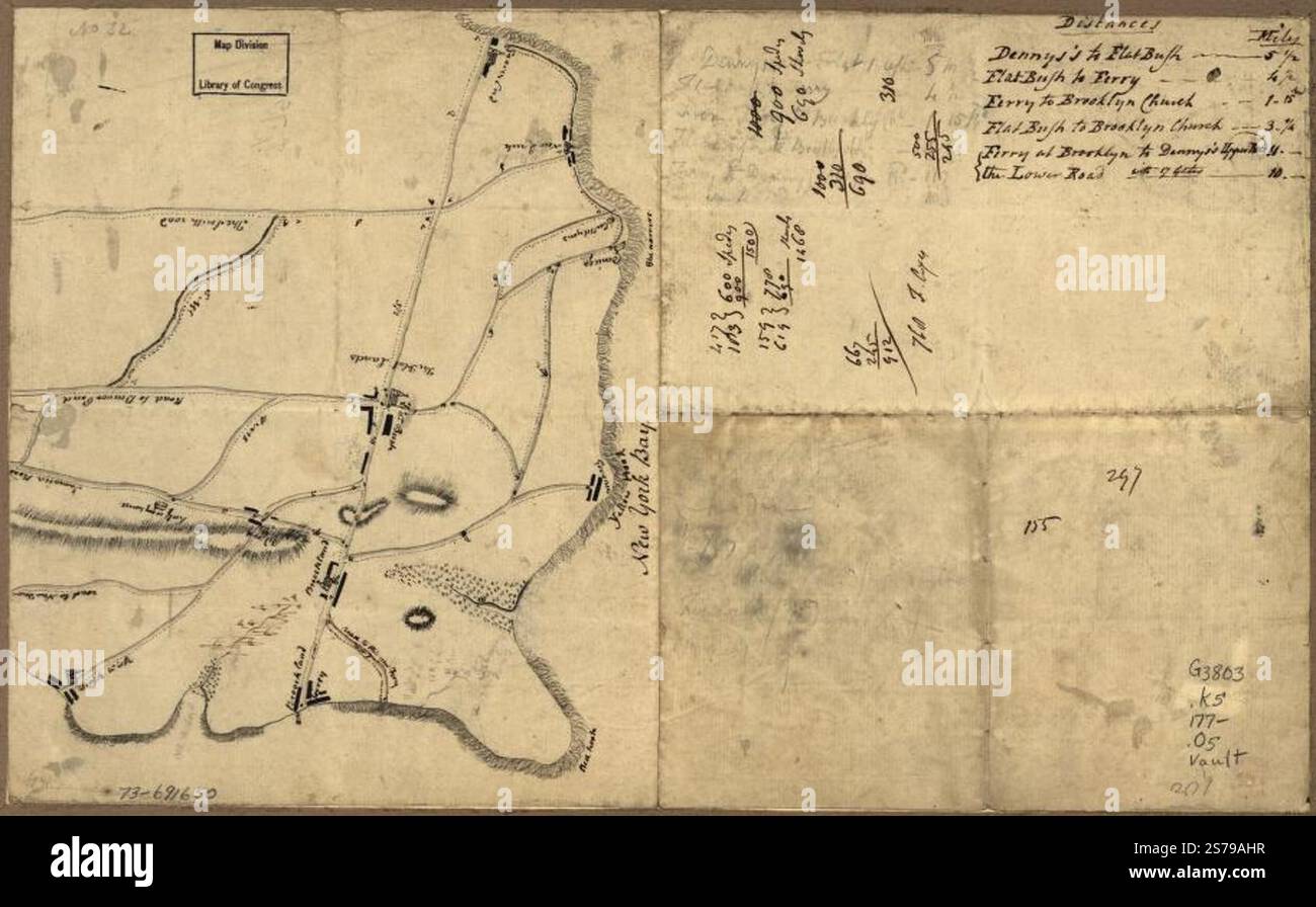 [Old map of Brooklyn and greater part of King's County, Long Island ...