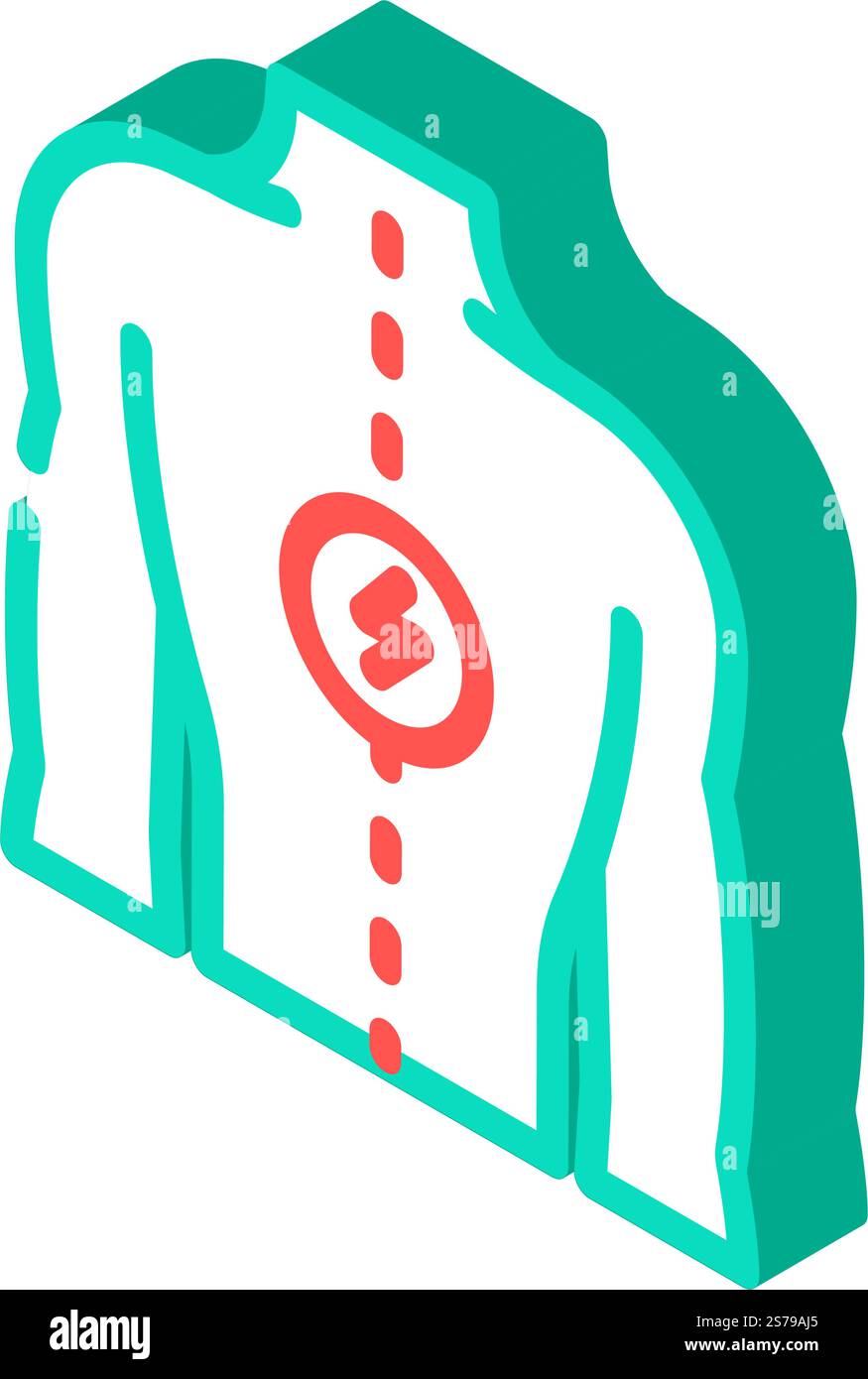 spine pain body ache isometric icon vector. spine pain body ache sign ...