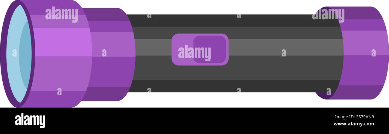 torch flashlight cartoon. torch flashlight sign. isolated symbol vector ...