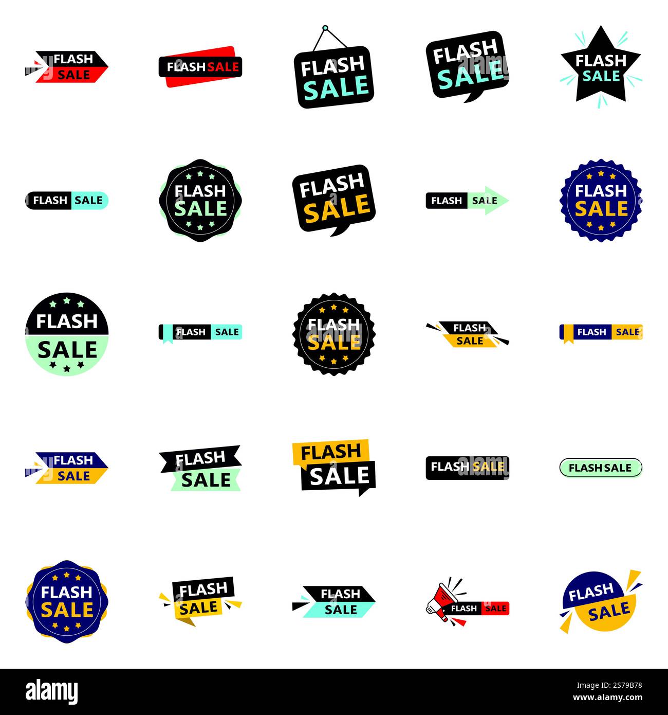The Flash Sale Vector Collection 25 Dynamic Designs for Sales and ...