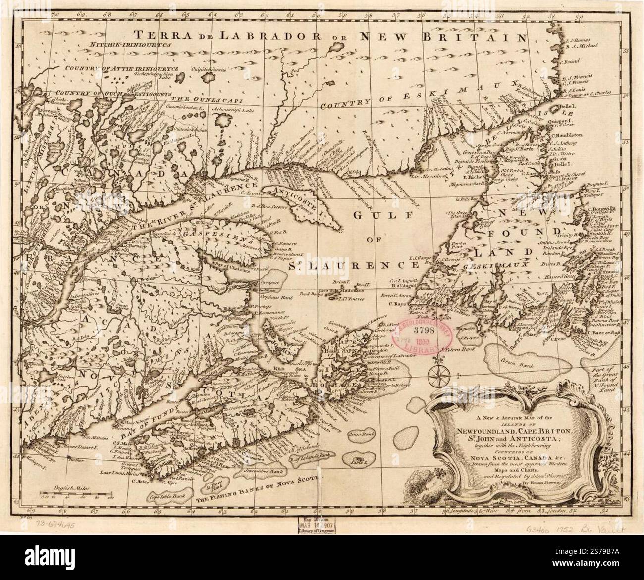 A new & accurate map of the islands of Newfoundland, Cape Breton, St ...