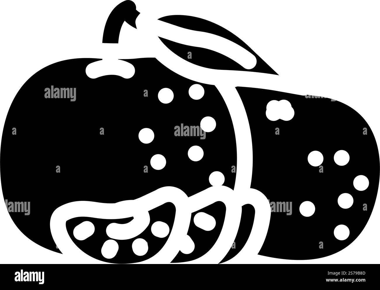 peeled mandarin peel glyph icon vector. peeled mandarin peel sign ...