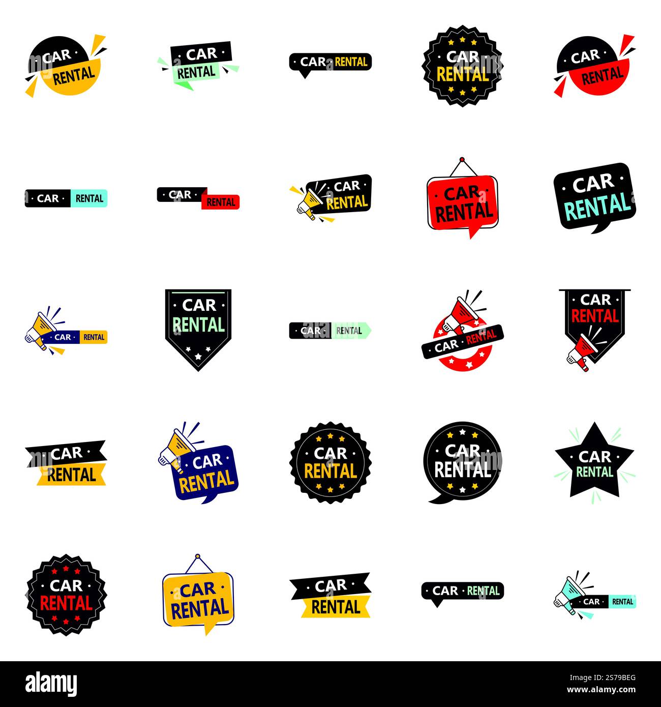 25 Versatile vector designs for a new look in your car rental ...