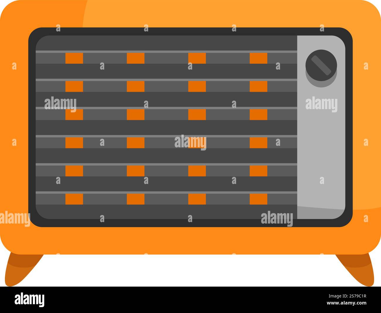 hot heater cartoon. hot heater sign. isolated symbol vector ...