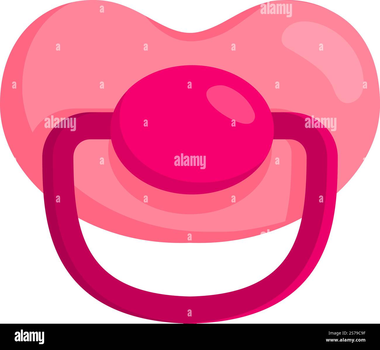 toddler pacifier cartoon. toddler pacifier sign. isolated symbol vector ...