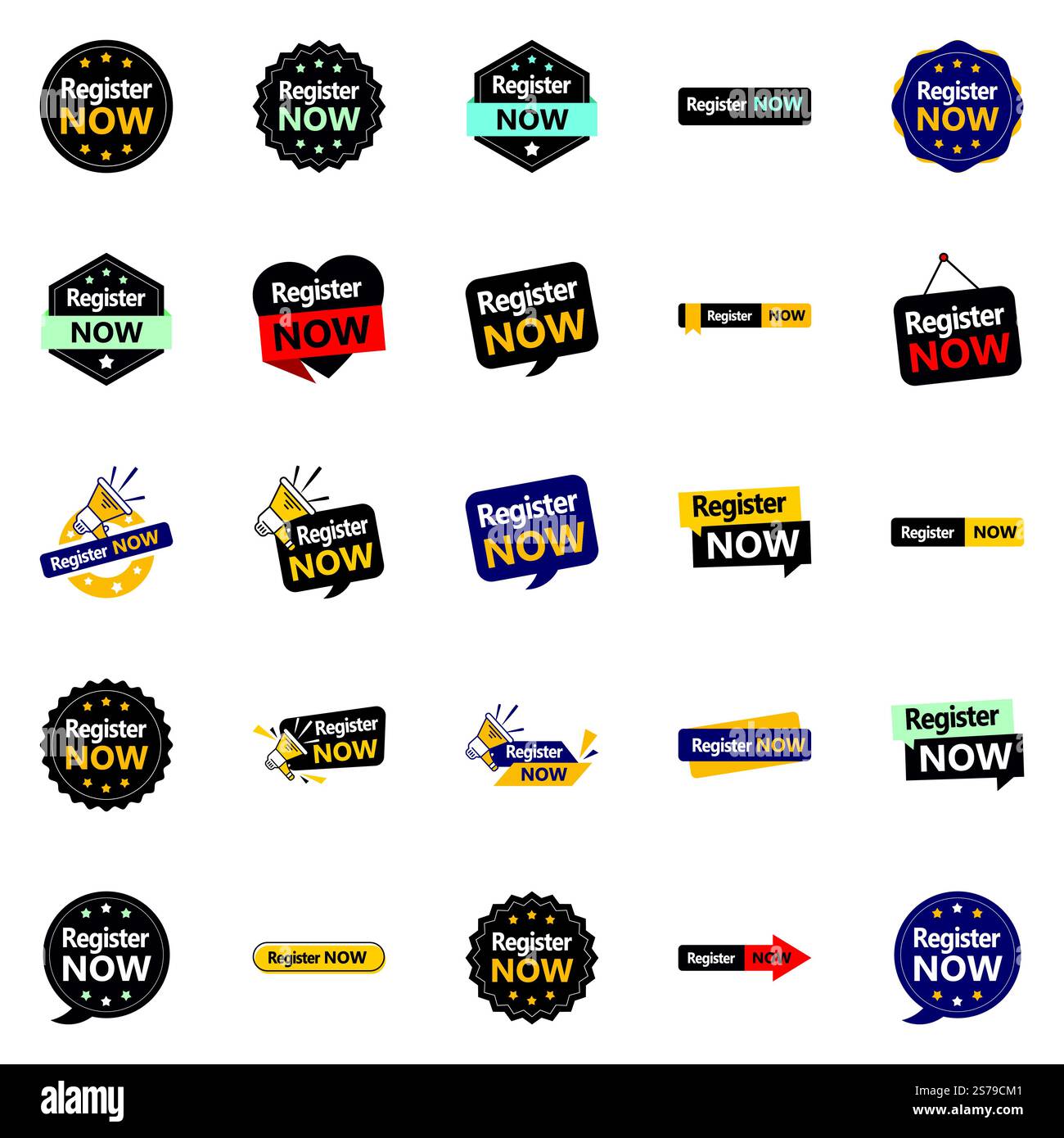 Register type Cut Out Stock Images & Pictures - Alamy