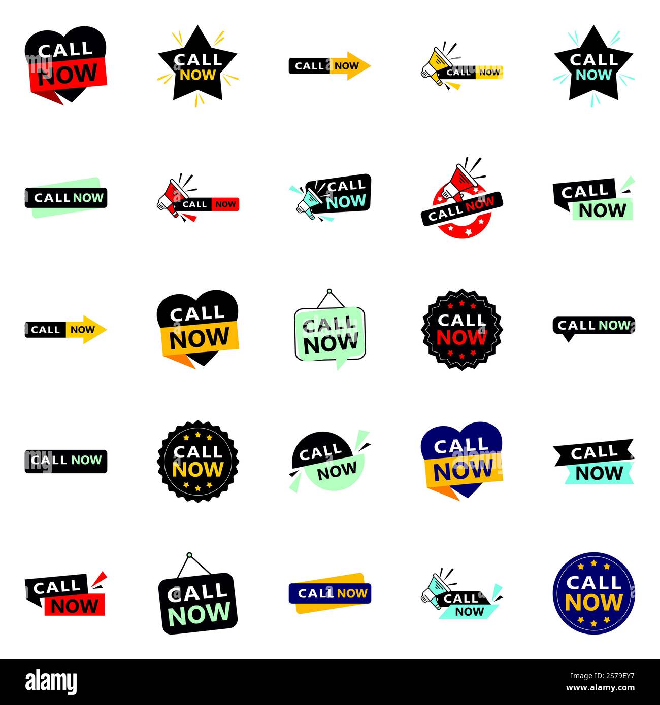 Call Now 25 Unique Typographic Designs to drive engagement and phone ...