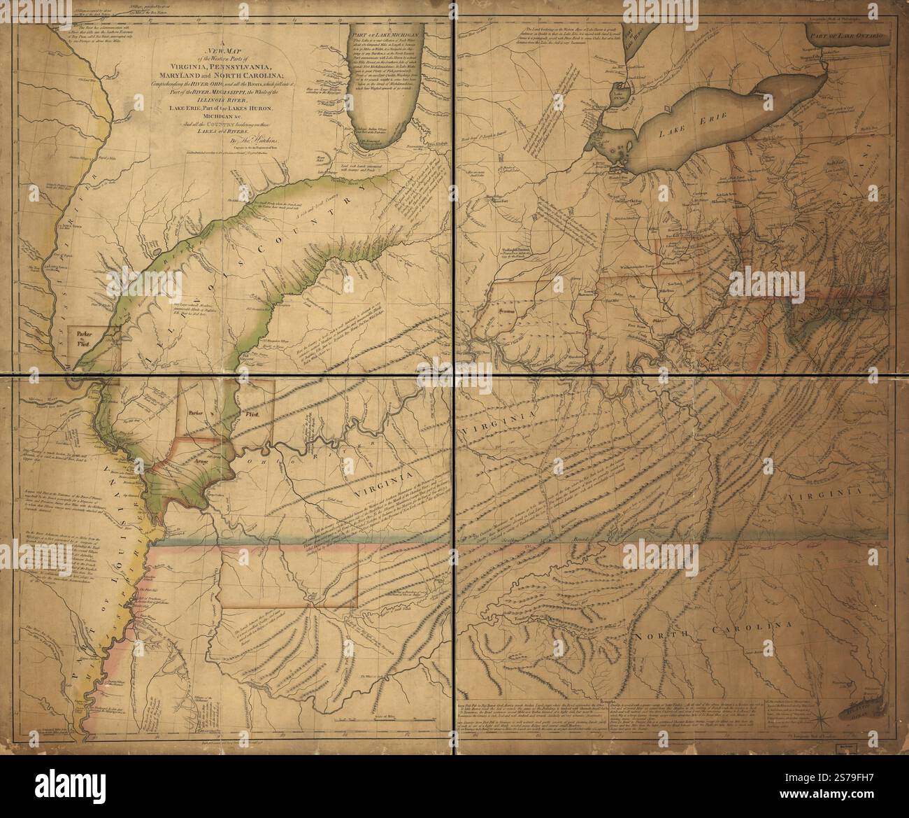 A new map of the western parts of Virginia, Pennsylvania, Maryland and ...