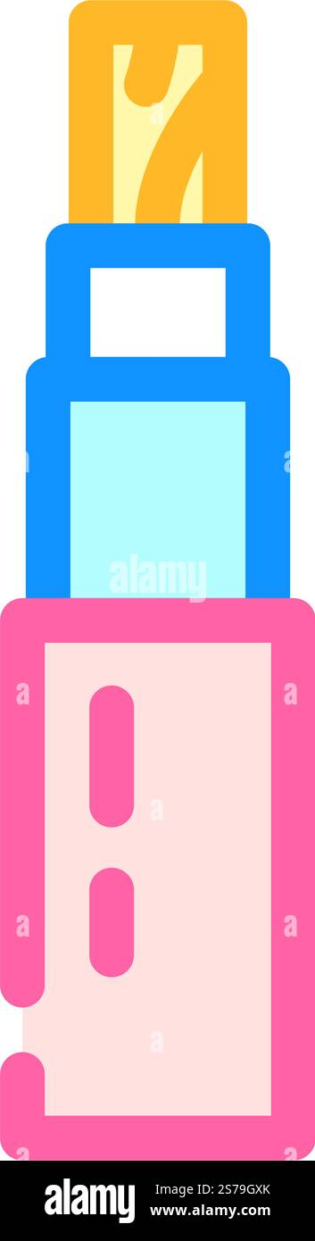 fire resistant cable wire color icon vector. fire resistant cable wire ...