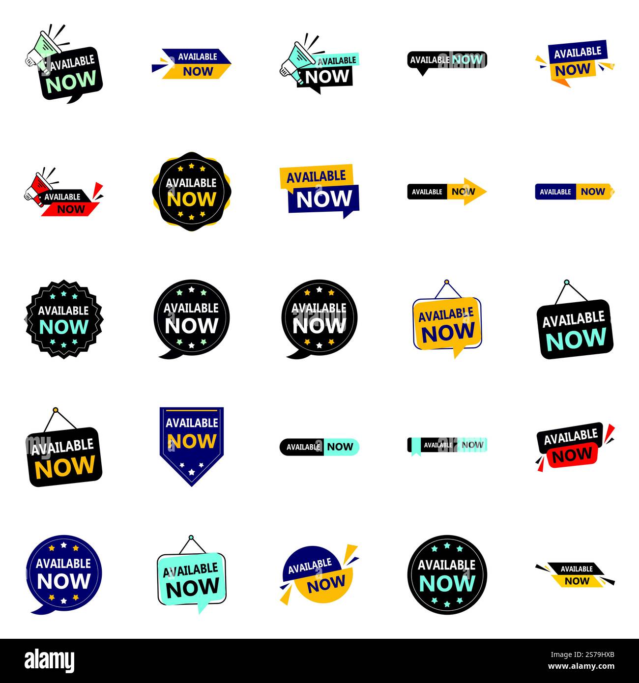 Available Now 25 Vector Banners for Compelling Brand Identity Stock ...