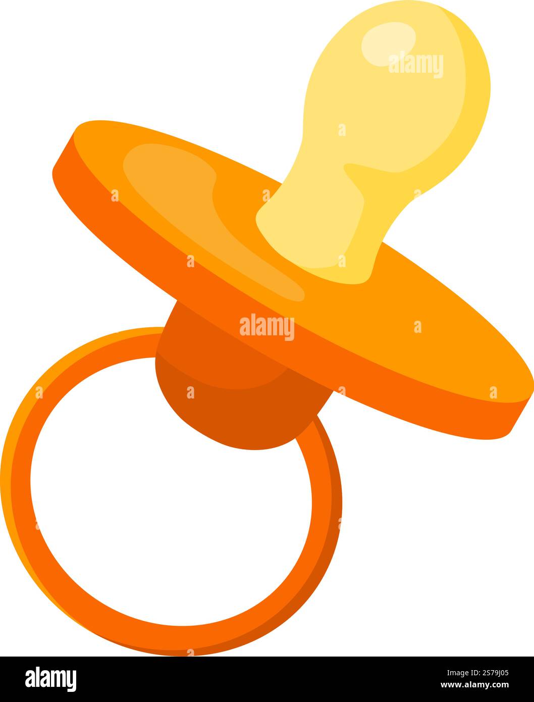 newbord pacifier cartoon. newbord pacifier sign. isolated symbol vector ...