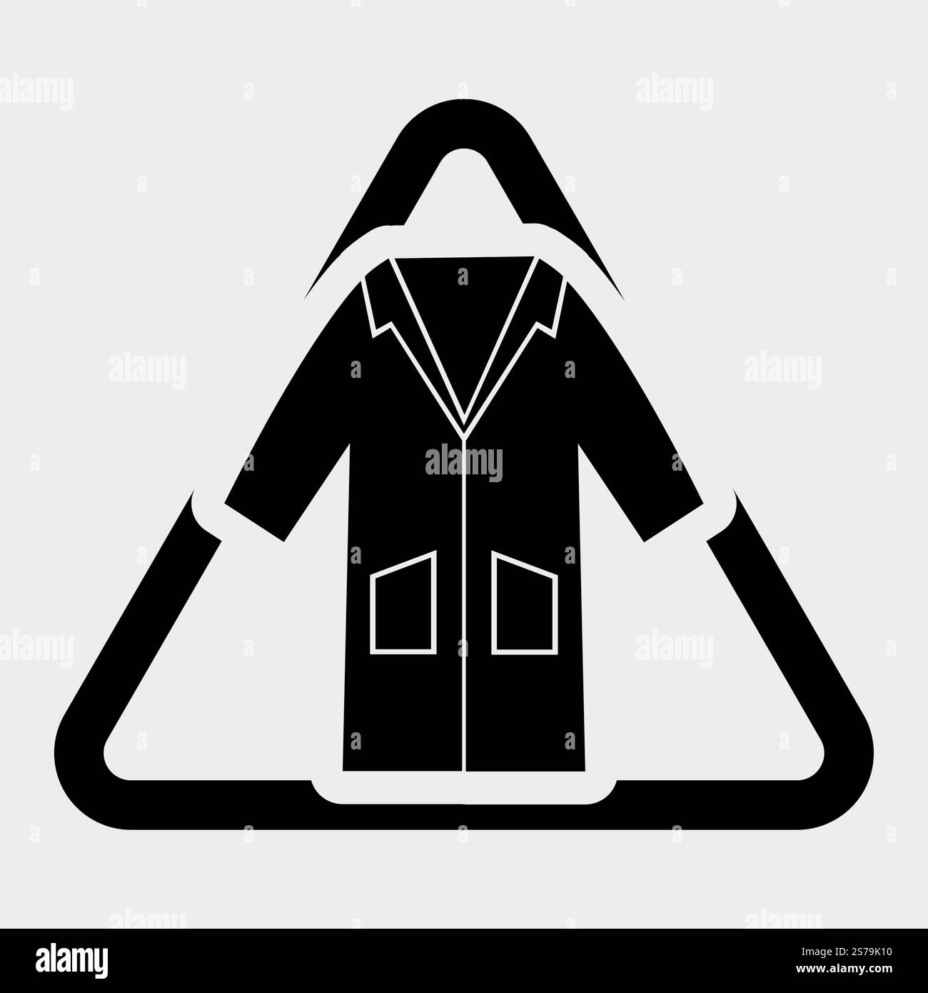 PPE Icon.Wear Smock Symbol Sign Isolate On White Background,Vector ...