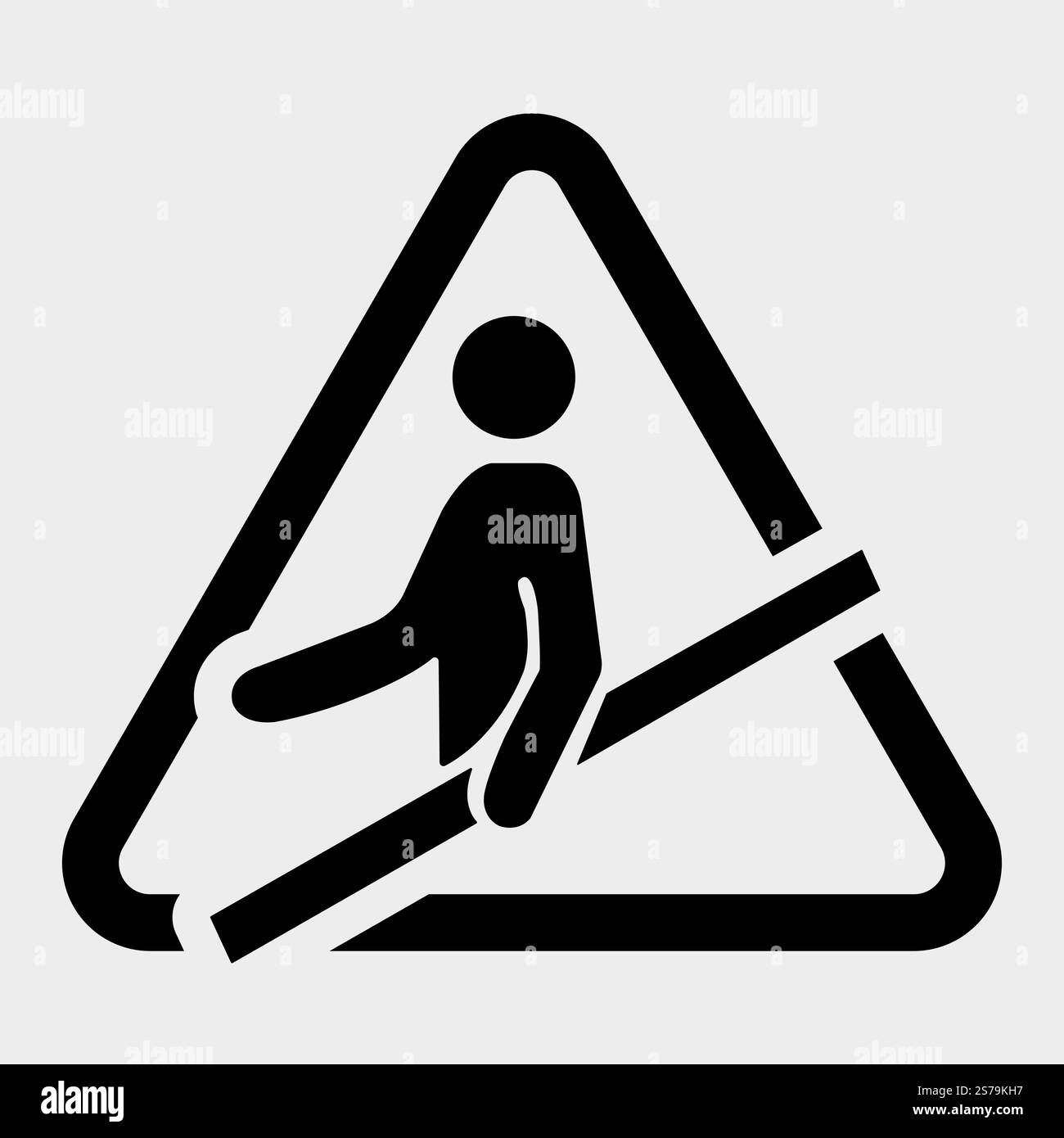 PPE Icon.Use Handrail Symbol Sign Isolate On White Background,Vector ...