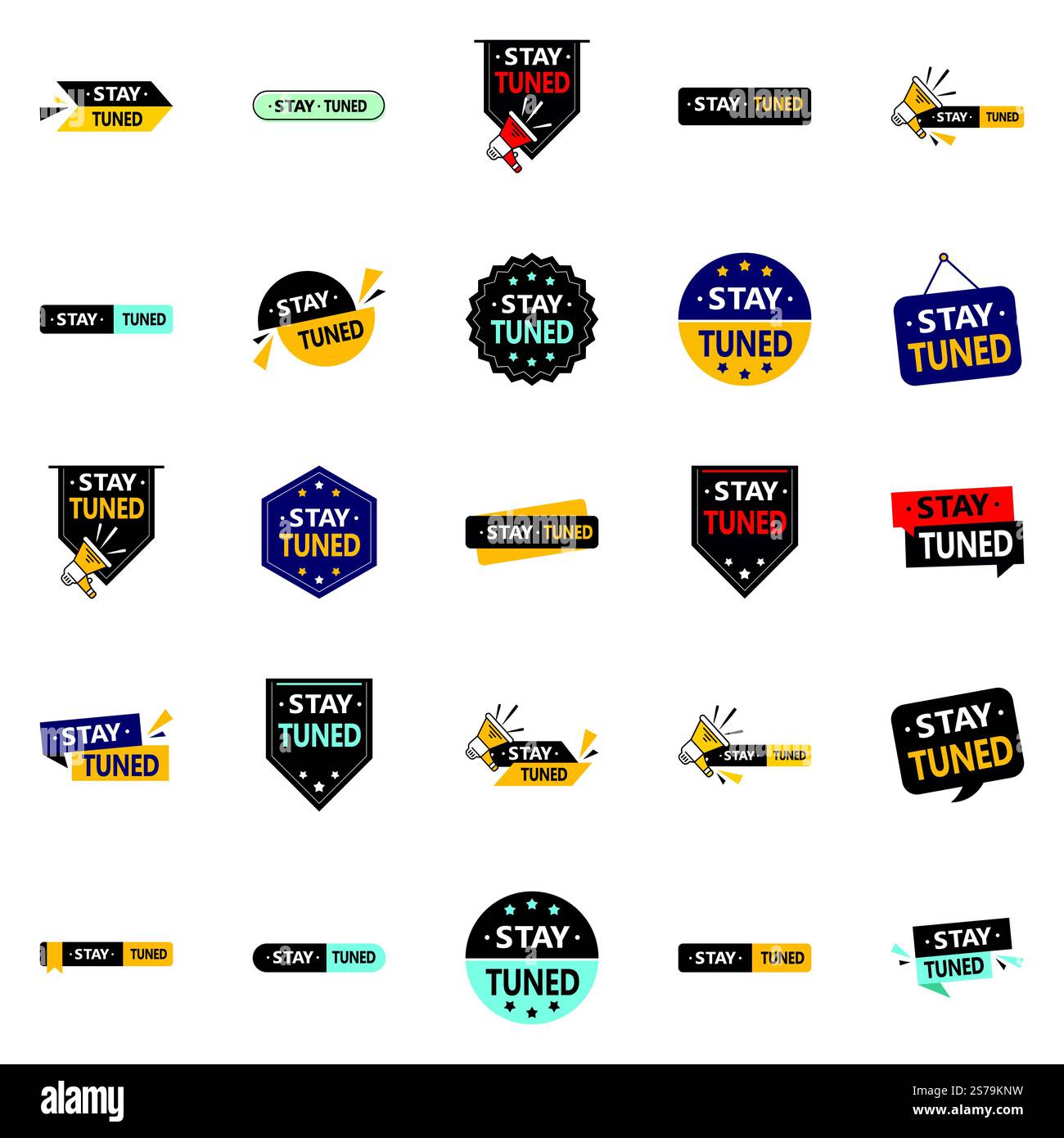 Stay Tuned High quality vector images for a reliable brand identity 25 ...