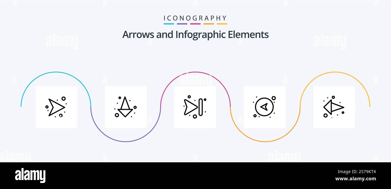 Arrow Line 5 Icon Pack Including left arrow. direction. forward. arrow ...