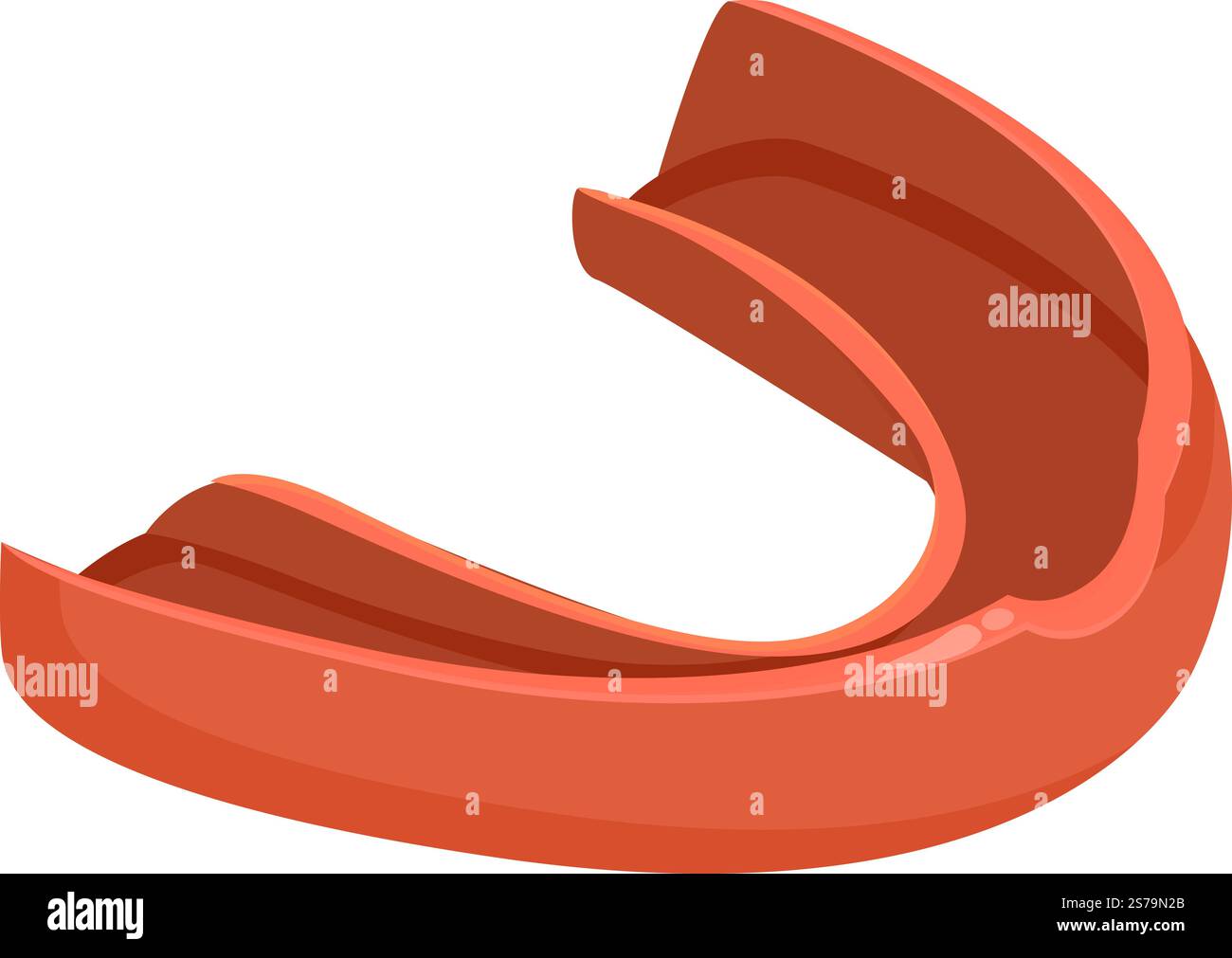 Mouthguard protector icon cartoon vector. Teeth guard. Device boxer ...