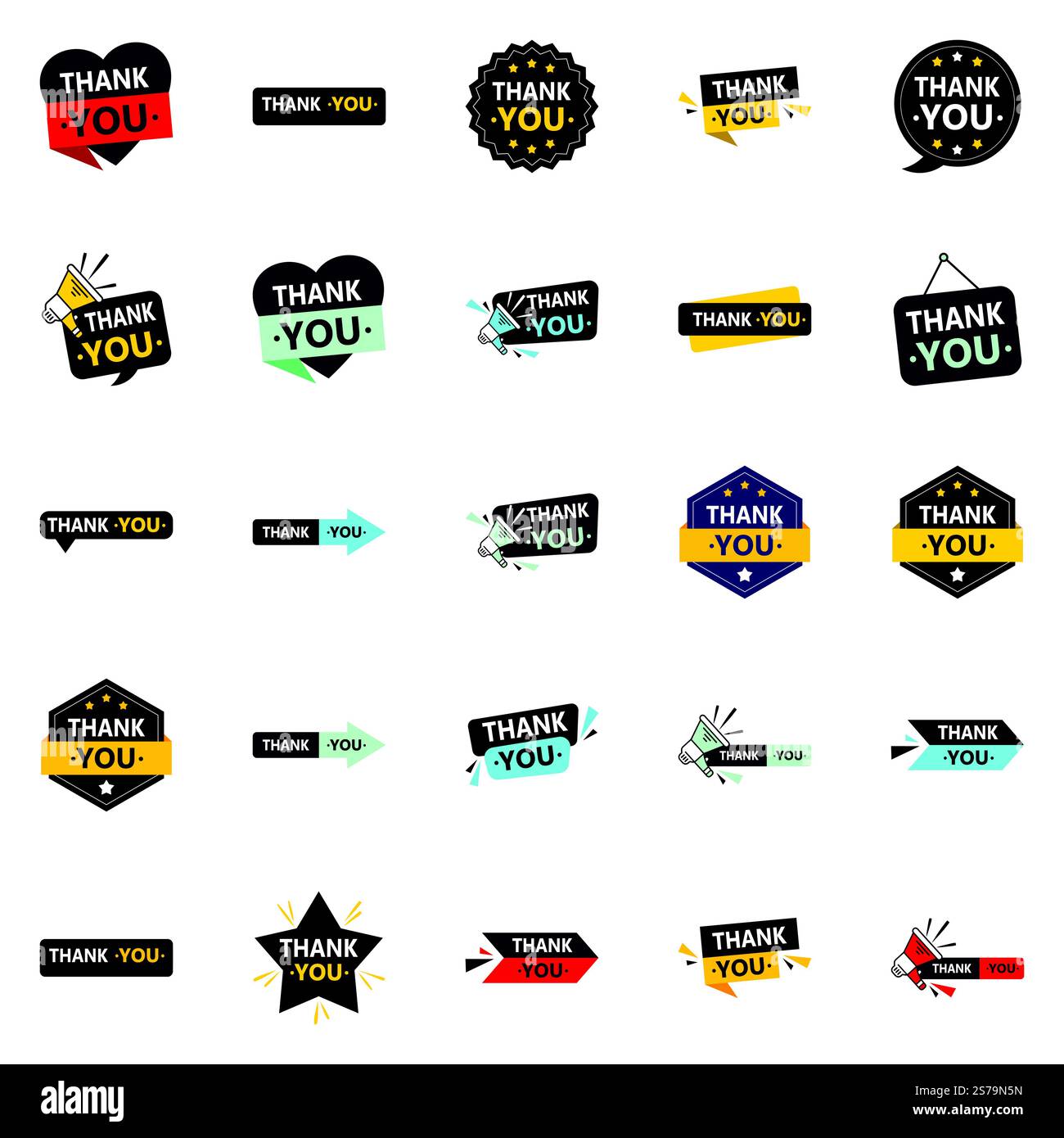 Thank You 25 Eye catching Vector Images to Express your Appreciation Stock Vector Image & Art ...