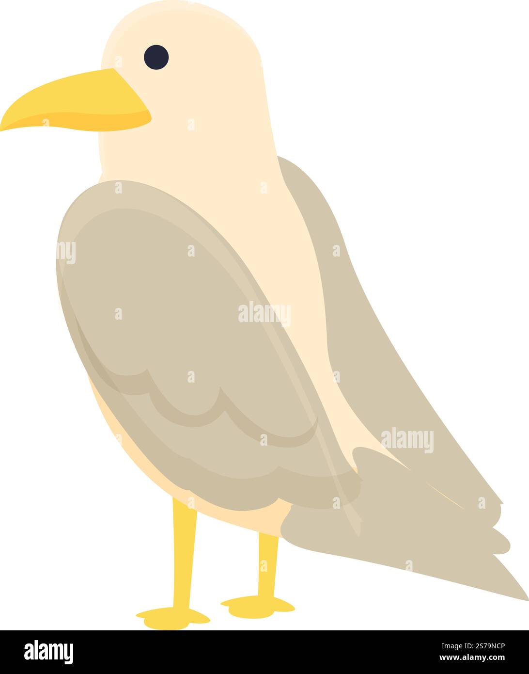 Sea bird icon cartoon vector. Water port. Seabird beach. Sea bird icon ...