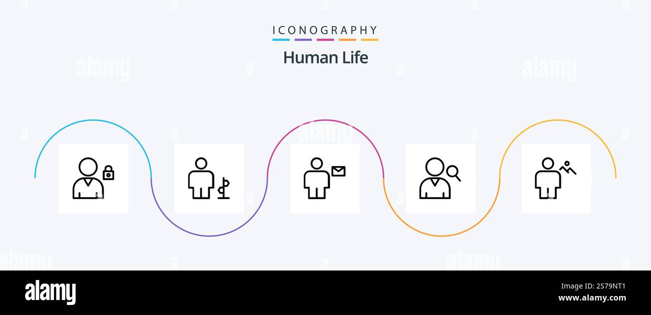 Human Line 5 Icon Pack Including body. user. avatar. search. letter ...