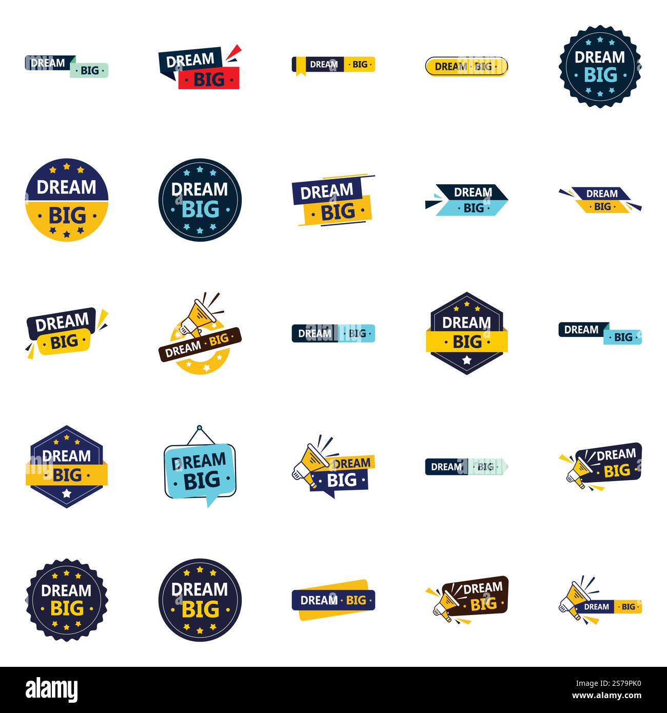 Dream Big 25 Unique Vector Designs for Encouraging Positive Thinking ...