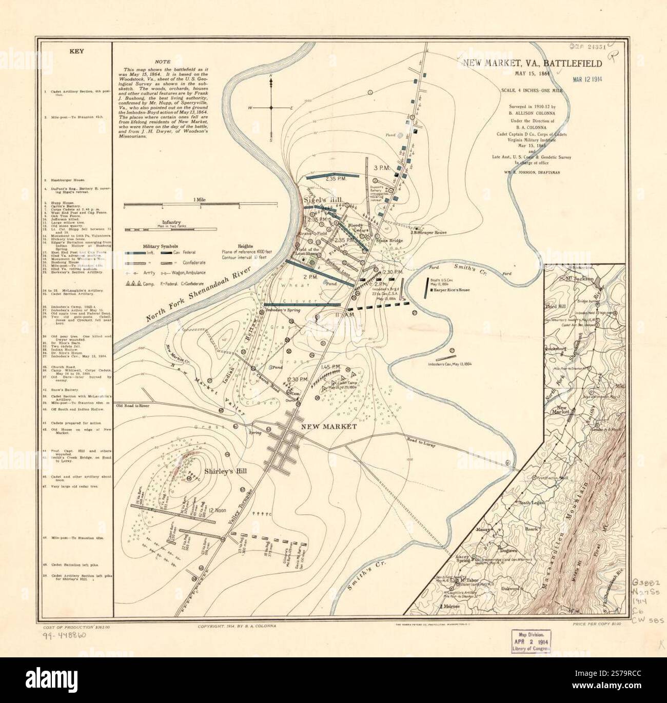 Colonna b a benjamin allison hi-res stock photography and images - Alamy