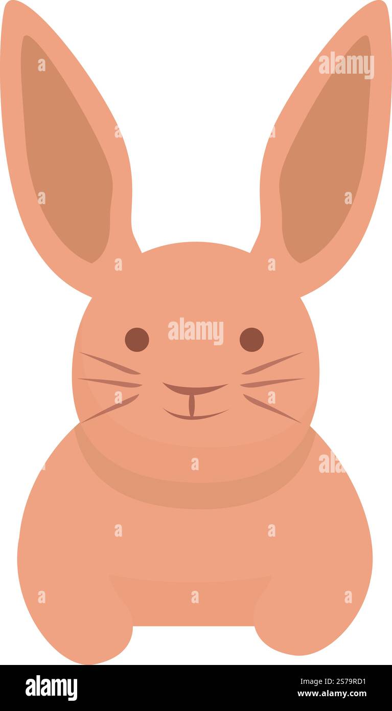 Face rabbit icon cartoon vector. Pet animal. Hare mammal. Face rabbit ...