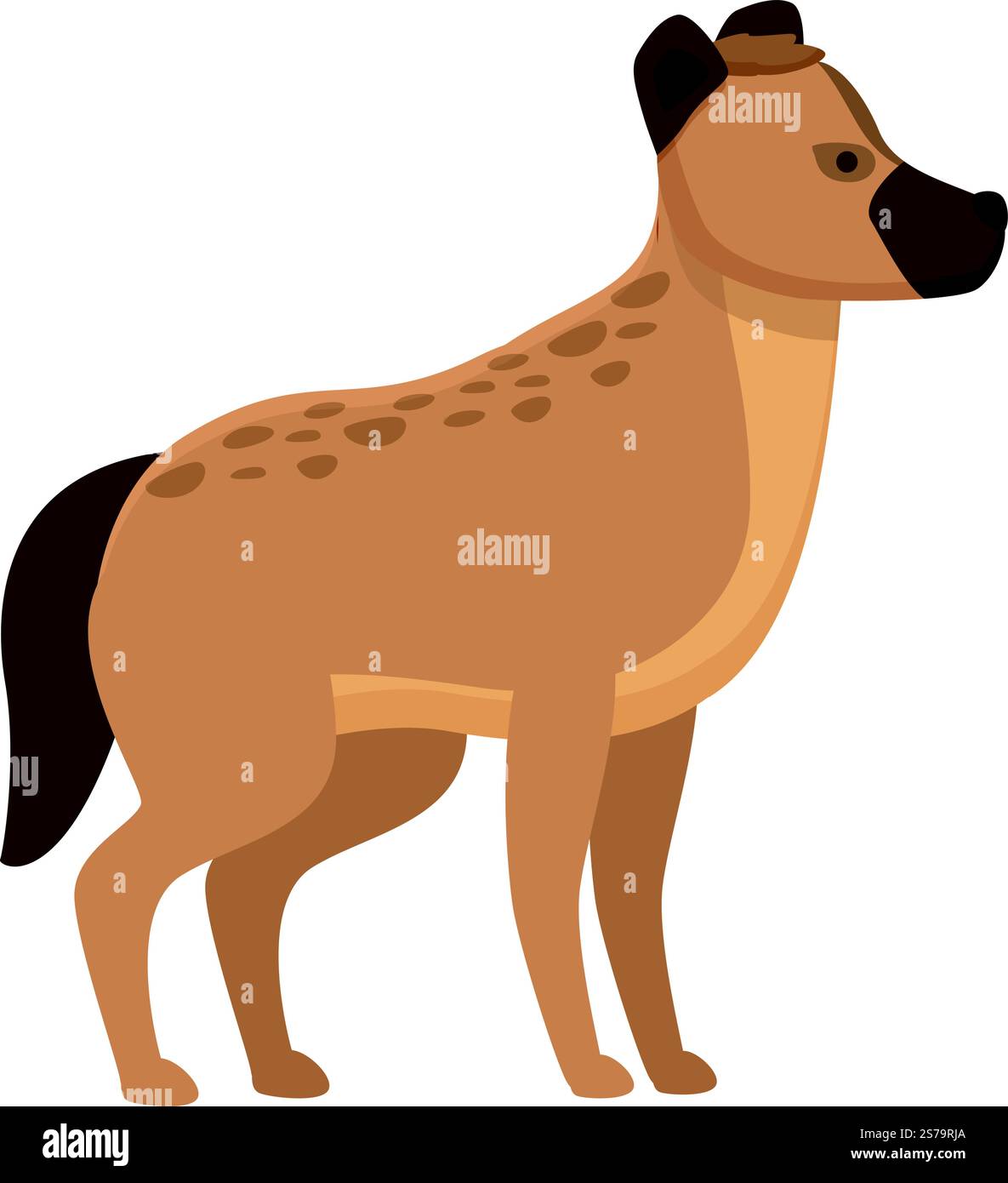 Young hyena icon cartoon vector. Wild animal. Cute mammal. Young hyena ...