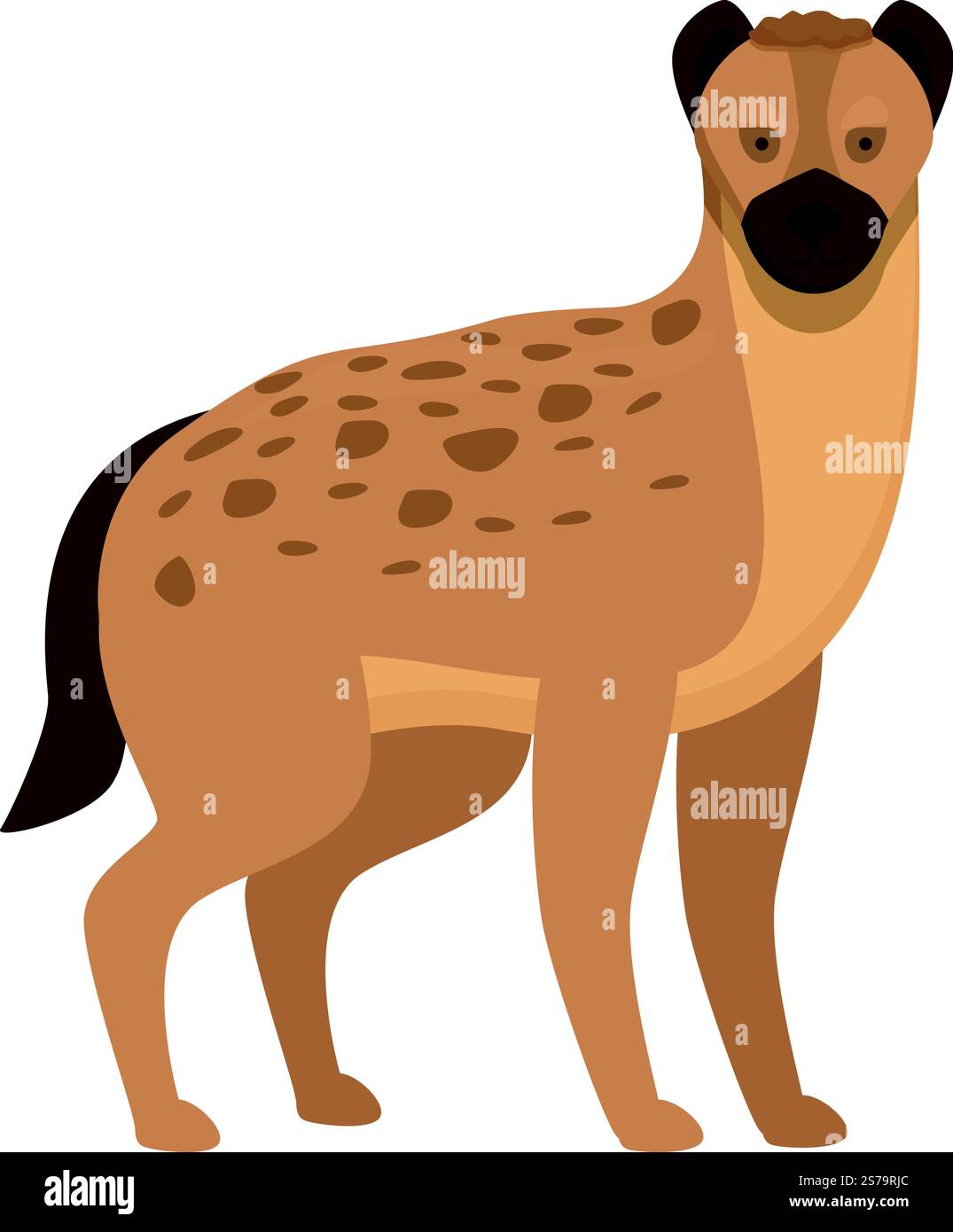 Hyena icon cartoon vector. Cute animal. Wild face. Hyena icon cartoon ...