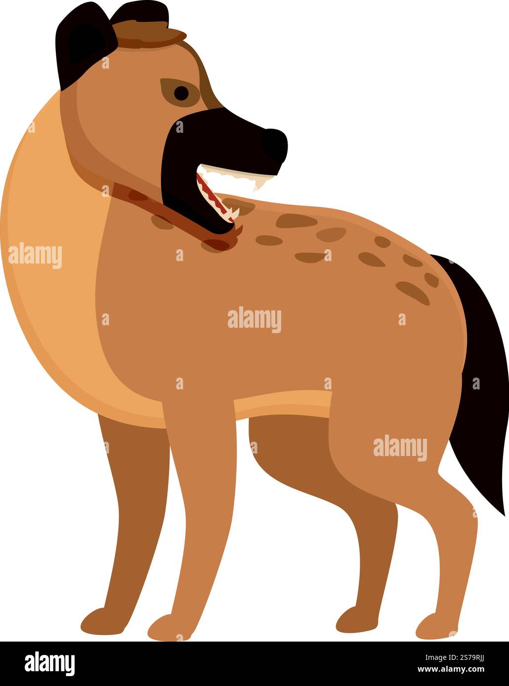 Fauna predator icon cartoon vector. Cute baby. Wild face. Fauna ...