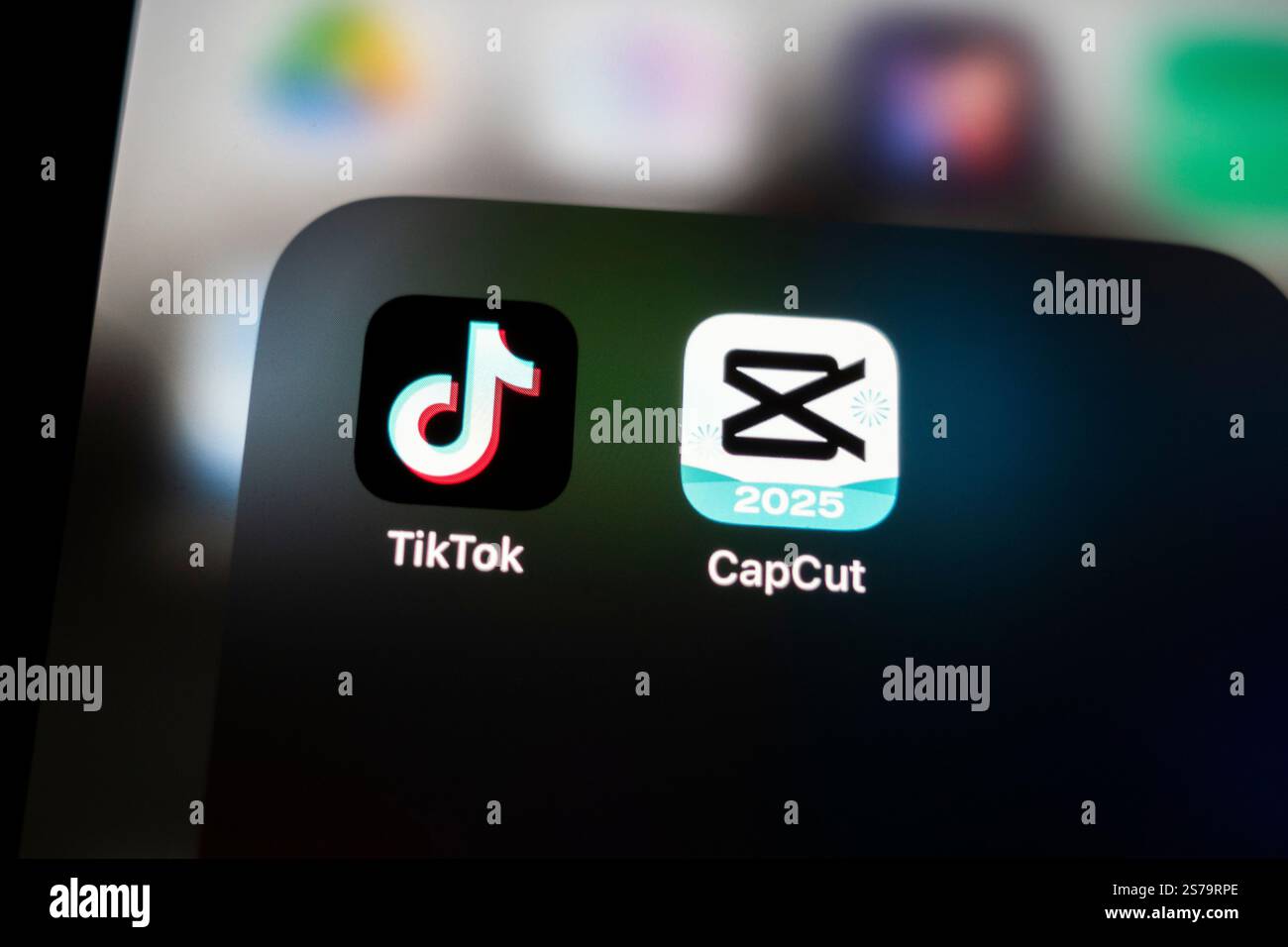 January 12, 2025, United States of America: The mobile video editing ...