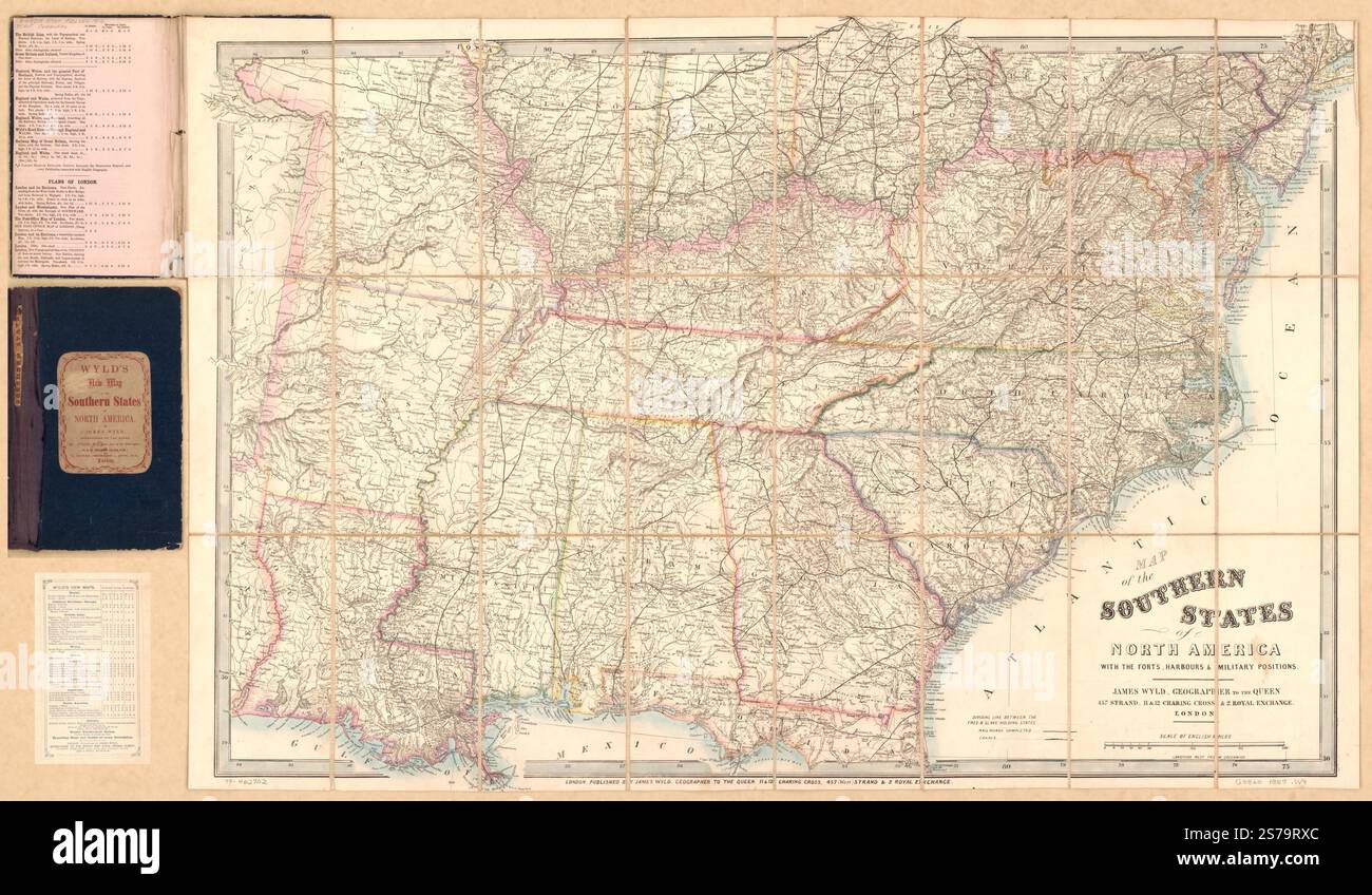 Map of the southern states of North America : with the forts, harbours ...