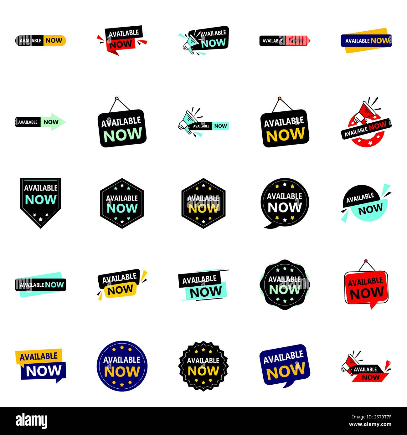 Available Now 25 Versatile Vector Banners for all your Designs Stock ...