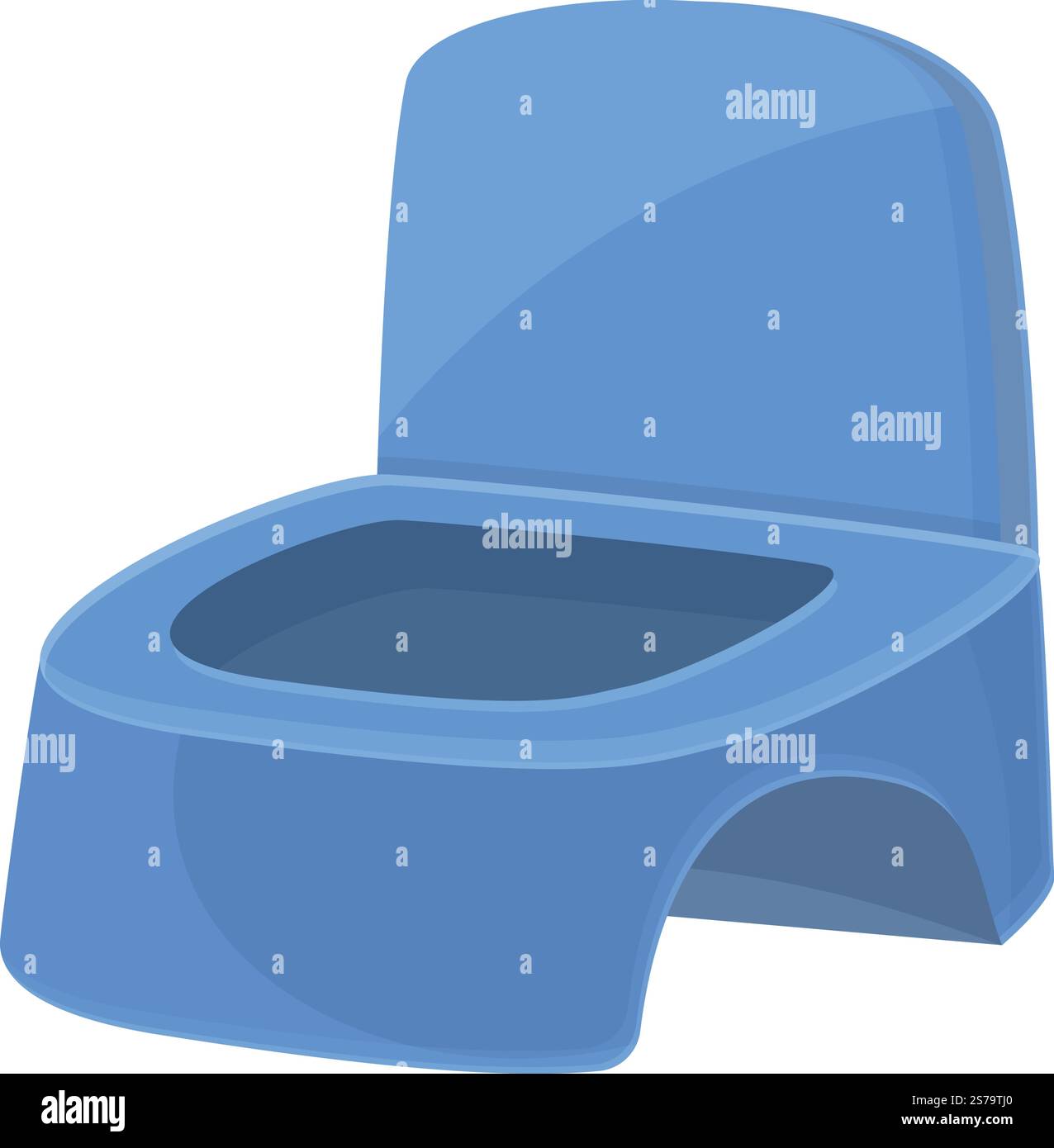 Children potty icon cartoon vector. Baby toilet. Lavatory pot. Children ...