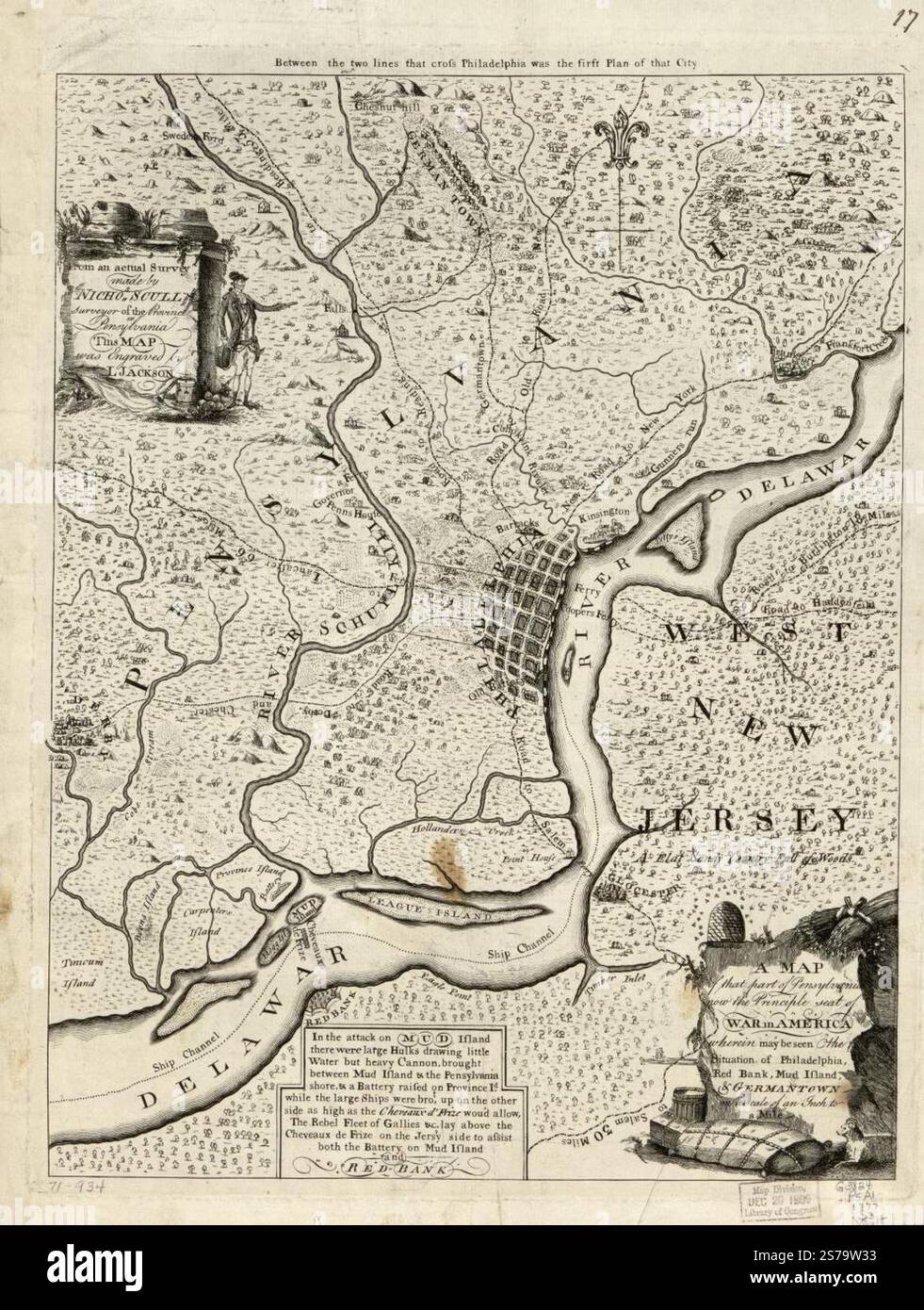 A map of that part of Pensylvania now the principle [sic] seat of war ...