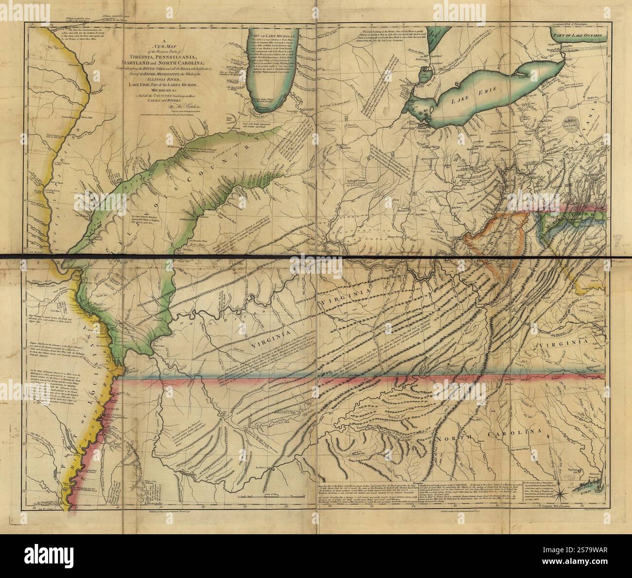 A new map of the western parts of Virginia, Pennsylvania, Maryland, and ...
