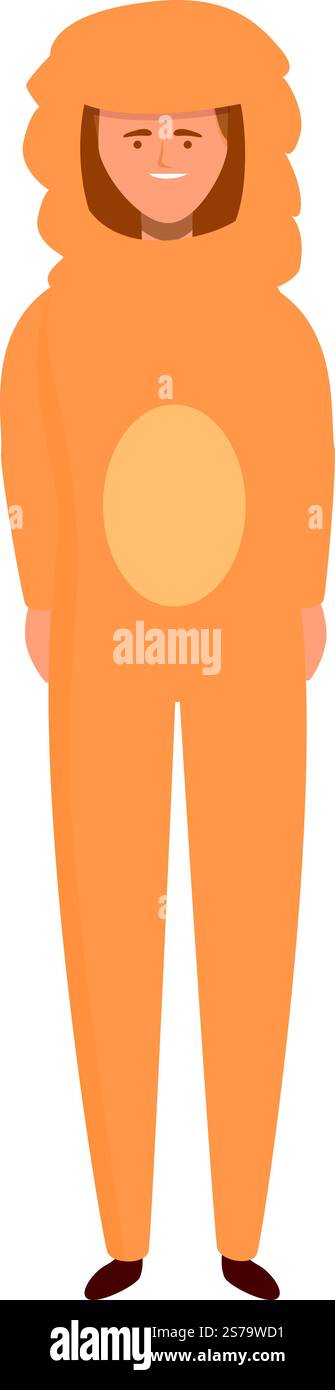 Lion halloween animal costume icon cartoon vector. Cute child. Mascot funny. Lion halloween ...