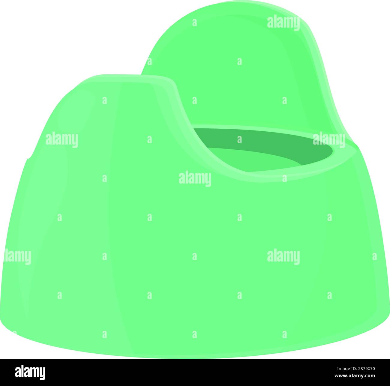 Baby wc icon cartoon vector. Child potty. Kid training. Baby wc icon ...