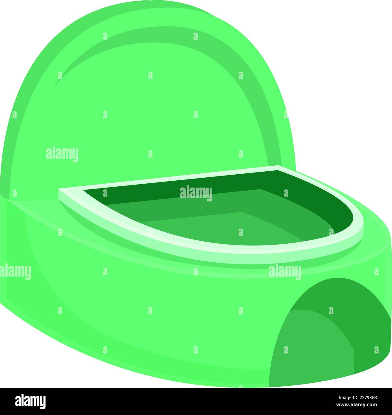 Room potty icon cartoon vector. Baby toilet. Sanitary bowl. Room potty ...