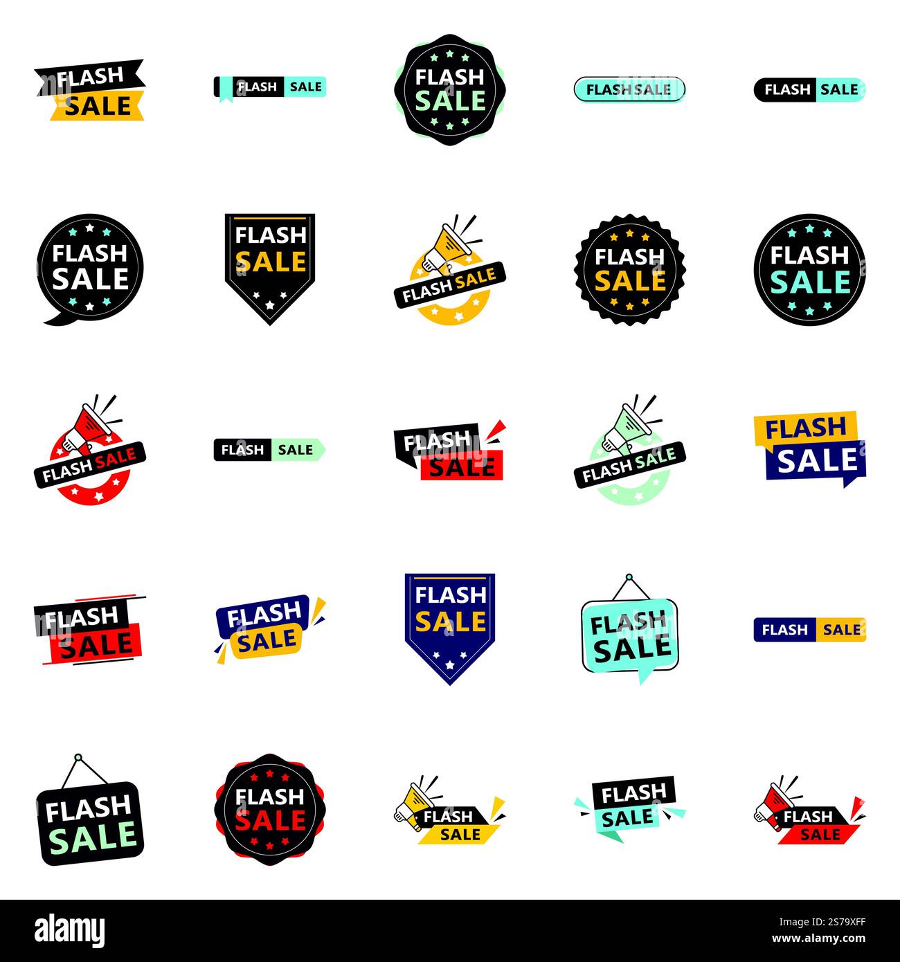 The Flash Sale Vector Pack 25 Elegant Designs for Marketing and Sales ...