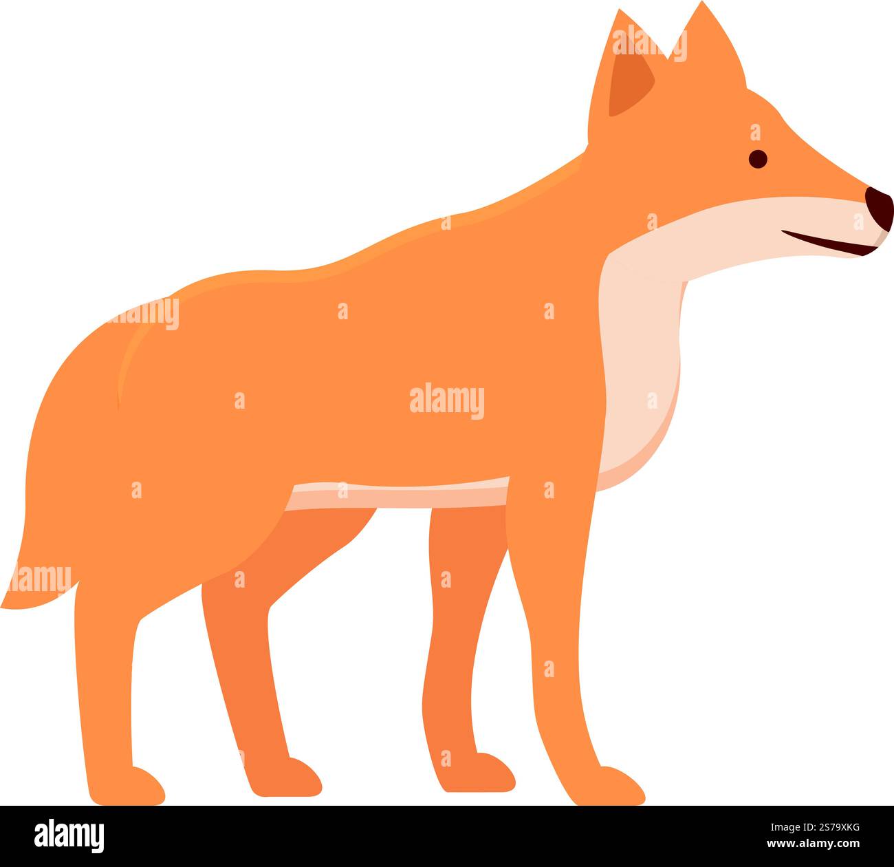 Wild dog dingo icon cartoon vector. Australia animal. Cute mammal. Wild ...
