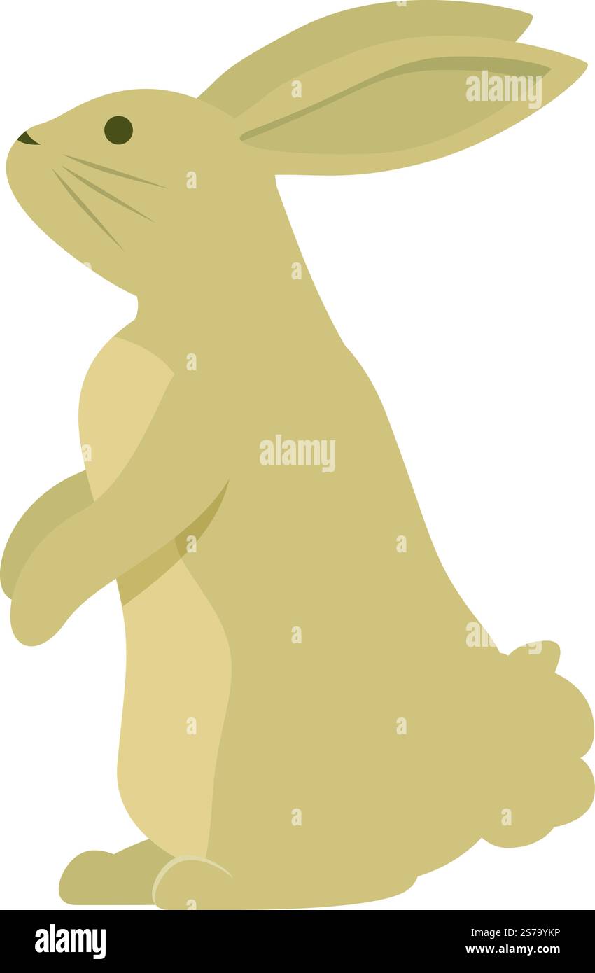Scared rabbit icon cartoon vector. Cute pet. Wild figure. Scared rabbit ...