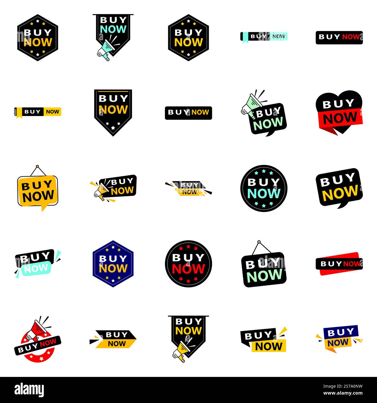 Buy Now 25 Unique Typographic Designs for a personalized sales message ...