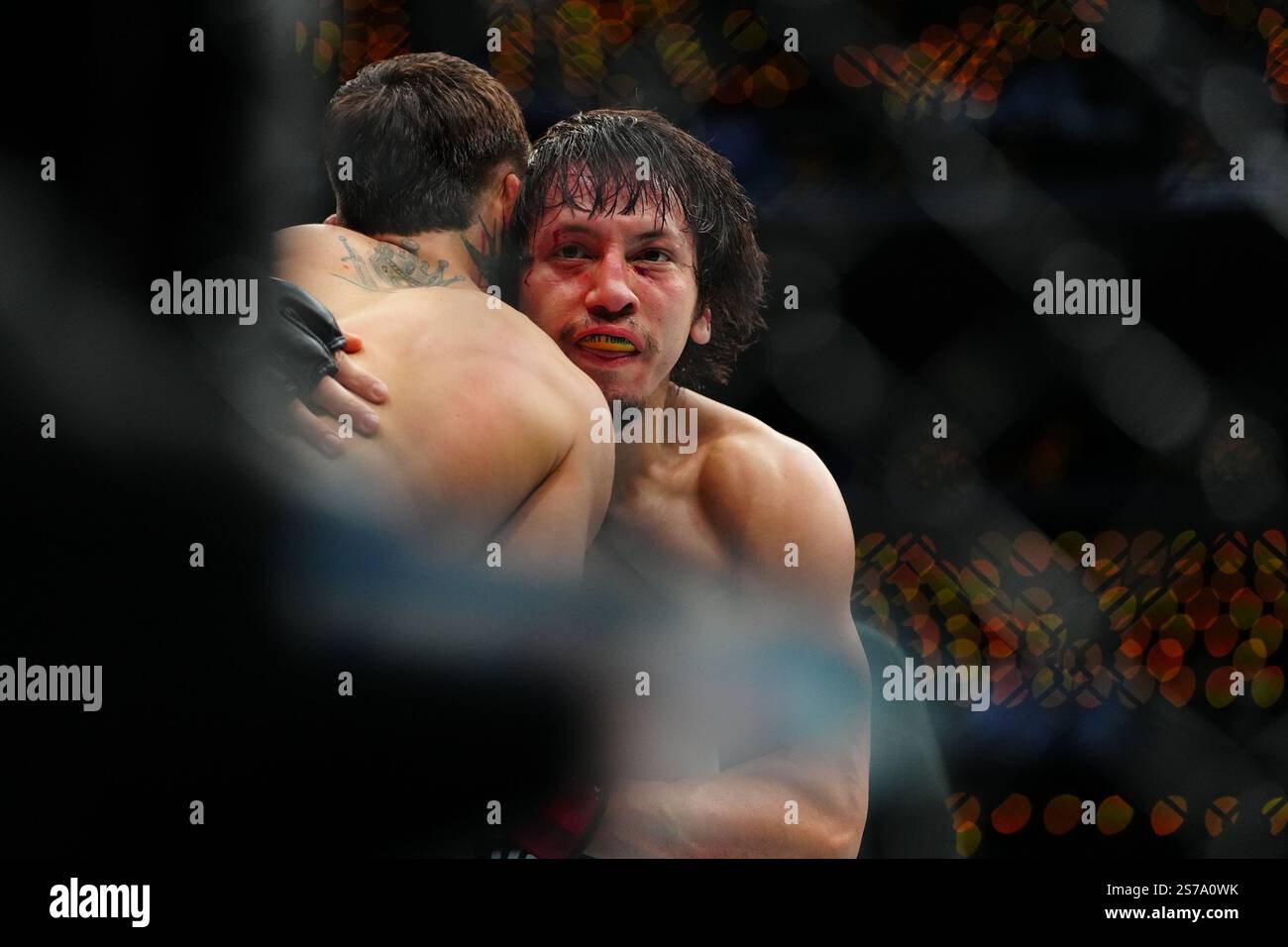 LOS ANGELES, CA - JANUARY 18: Ricky Turcios and Benardo Sopaj meet in ...