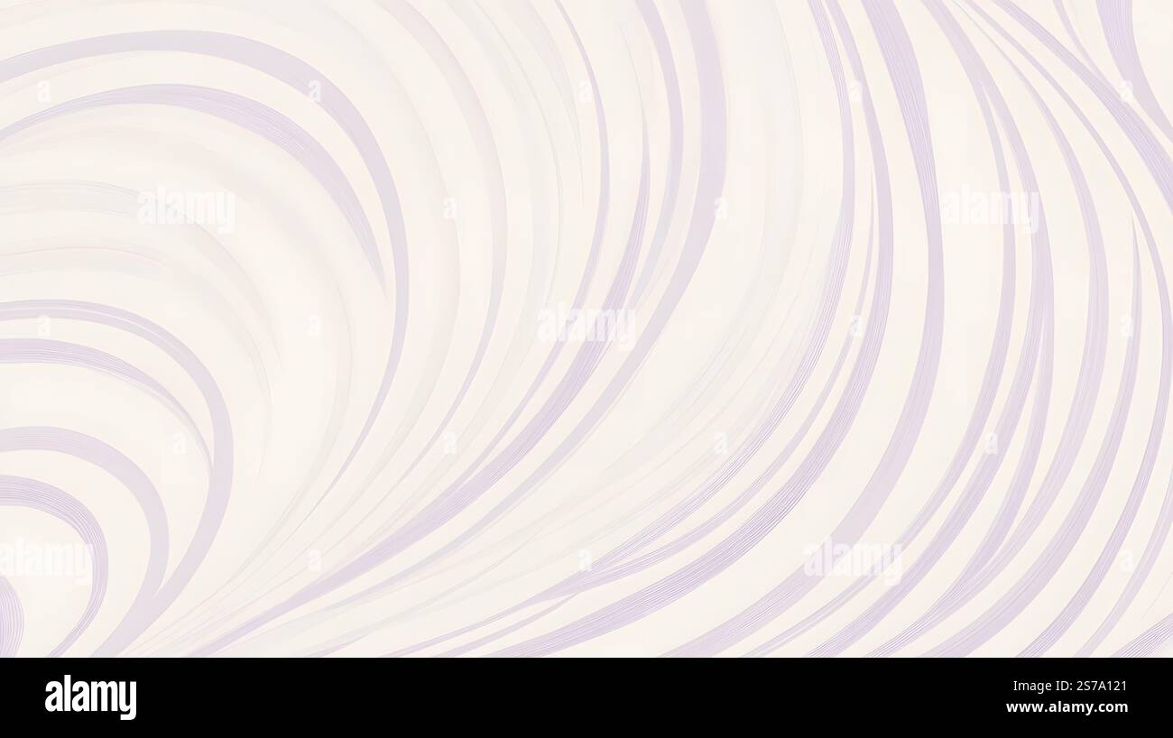 Elegant and minimalist swirl pattern in soft lavender with a smooth ...
