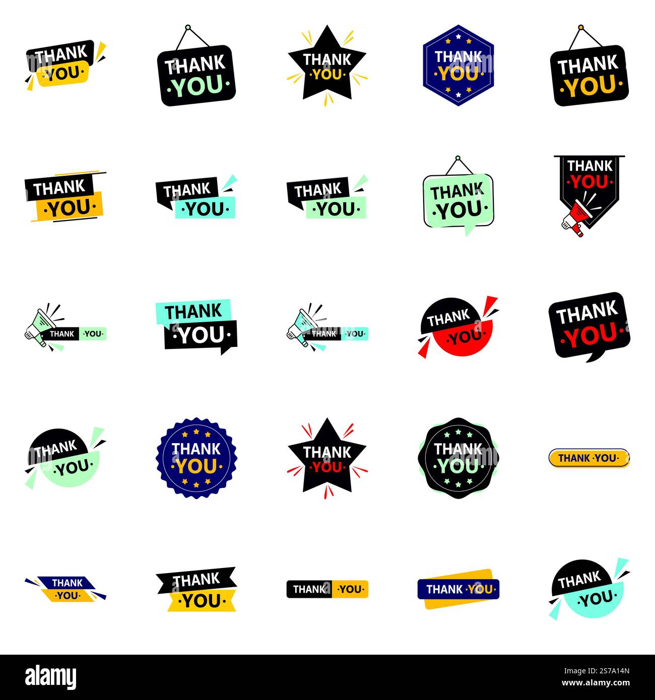 Thank You 25 Eye catching Vector Images to Express Gratitude Stock ...