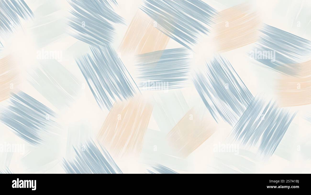 Faint and delicate plaid pattern in soft pastel blue and yellow hues on ...