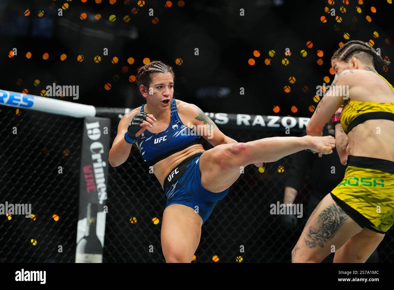 LOS ANGELES, CA - JANUARY 18: Karol Rosa and Ailin Perez meet in the ...