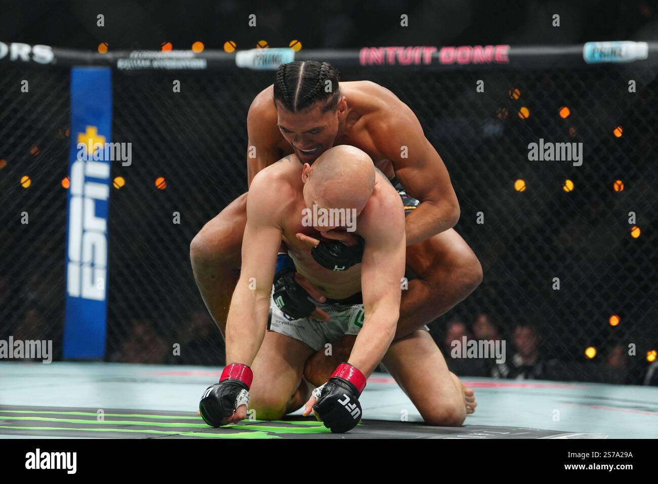 LOS ANGELES, CA - JANUARY 18: Bogdan Guskov and Billy Elekana meet in ...