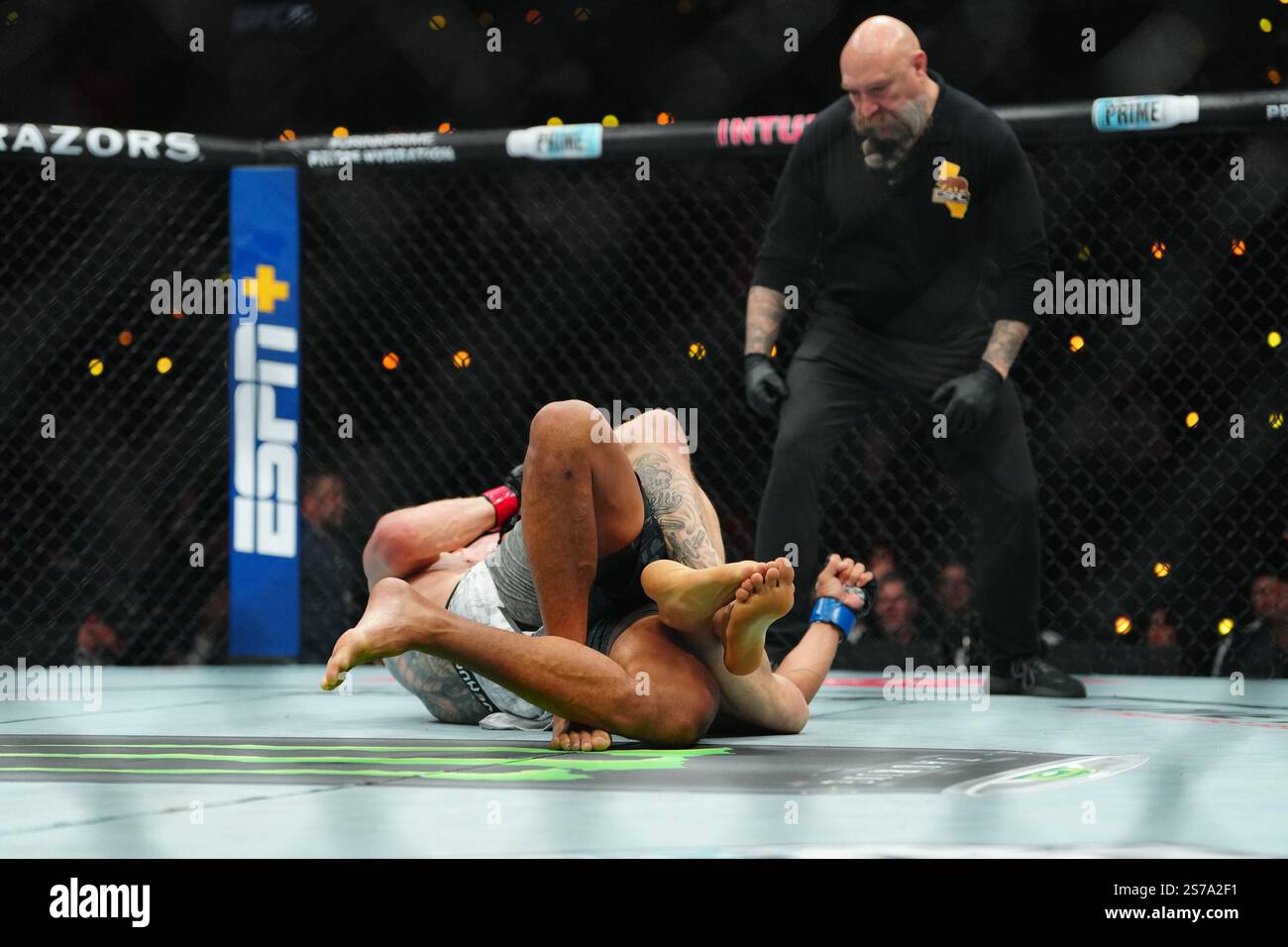 LOS ANGELES, CA - JANUARY 18: Bogdan Guskov and Billy Elekana meet in ...