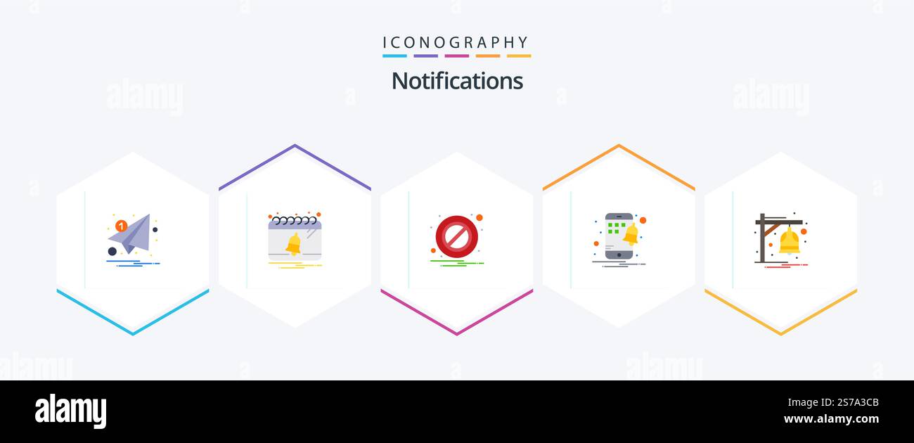 Notifications 25 Flat icon pack including notification. alarm ...